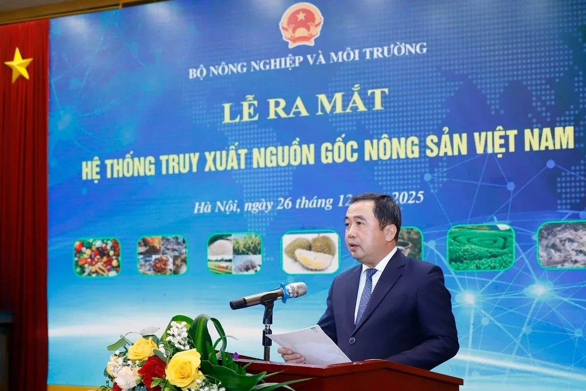 Bộ Nông nghiệp và Môi trường ra mắt Hệ thống truy xuất nguồn gốc nông ...
