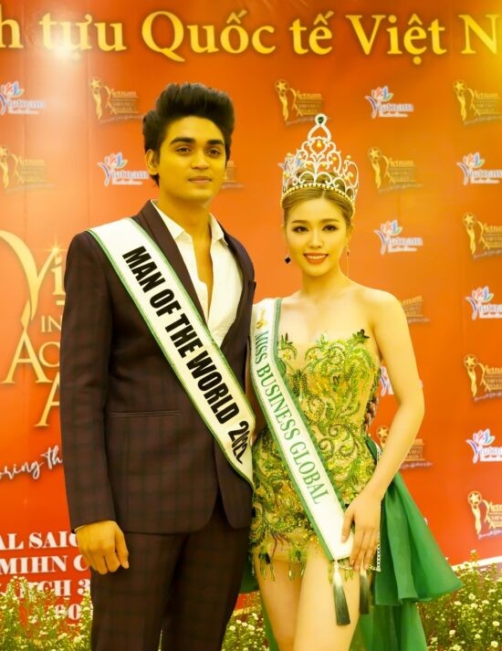 Miss Business Global 2023 Diệu Vân và Man Of The World 2022 Aditya ...