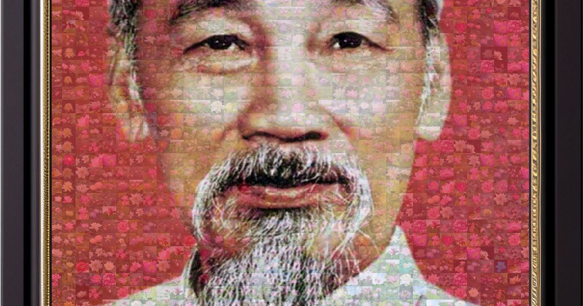 Institute of Economics - Culture and Arts with a Portrait of Uncle Ho ...